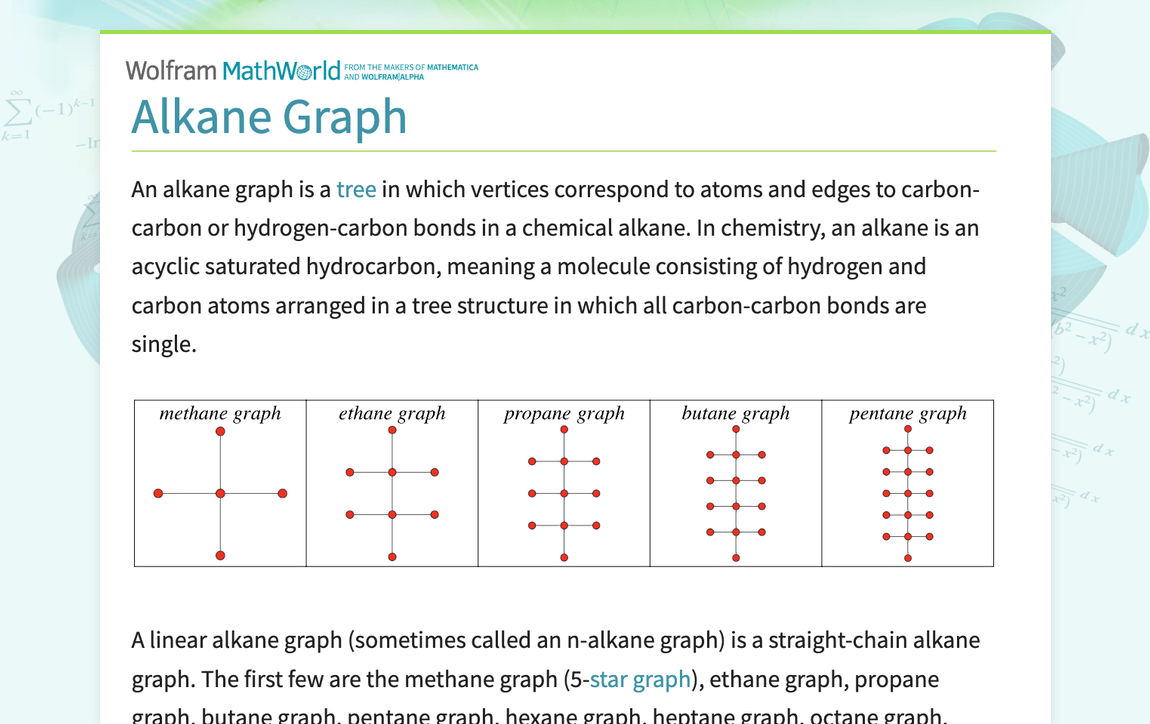 Alkane Structure