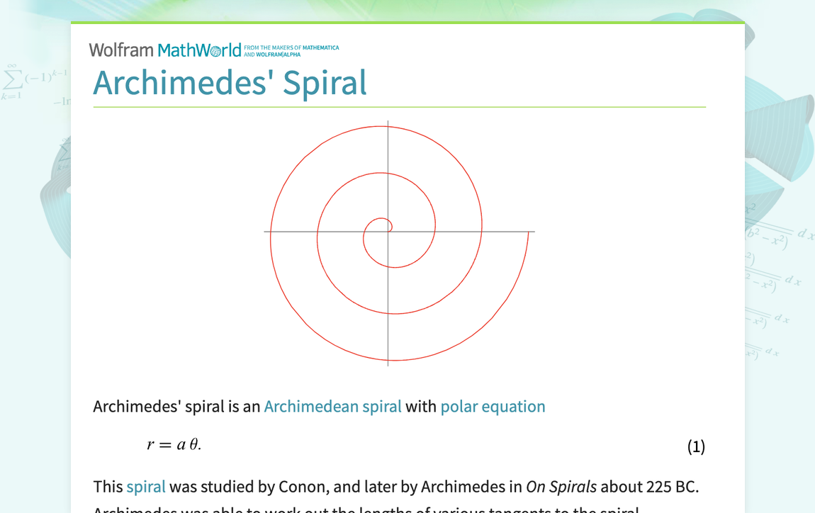 Archimedean Spiral A General N‐arm Archimedean Spiral Antenna
