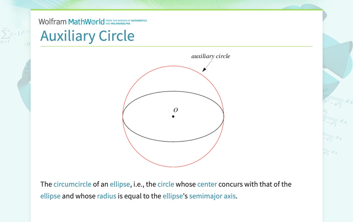 Auxiliary Circle -- from Wolfram MathWorld