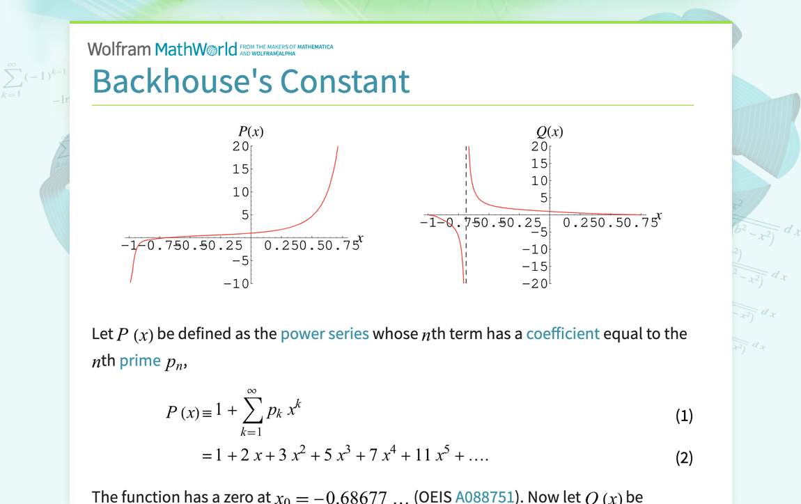 Backhouse's Constant -- from Wolfram MathWorld