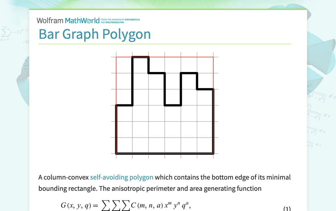 Bar Graph Polygon -- from Wolfram MathWorld