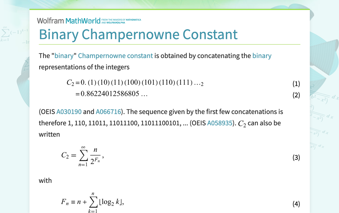 Binary Champernowne Constant -- from Wolfram MathWorld