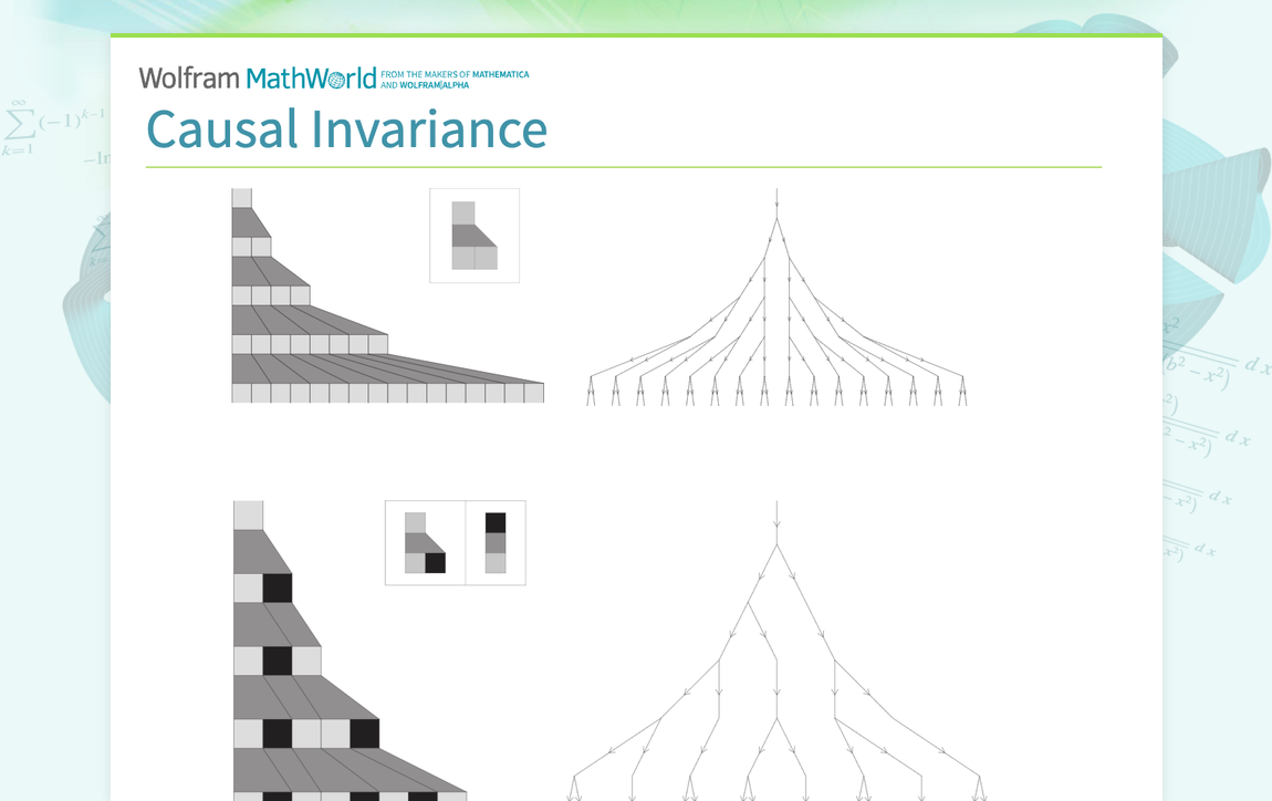 Causal Invariance -- from Wolfram MathWorld