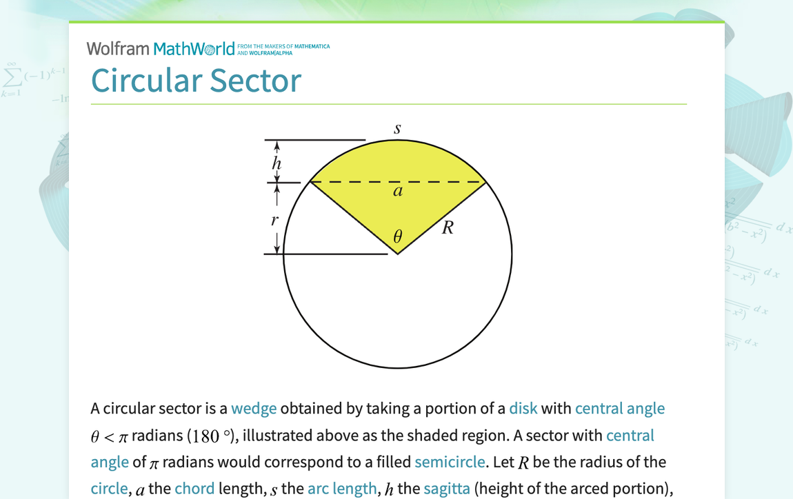 Uniform Circular Motion From Wolfram Mathworld Linear Motion - Wolfram Demonstrations Project