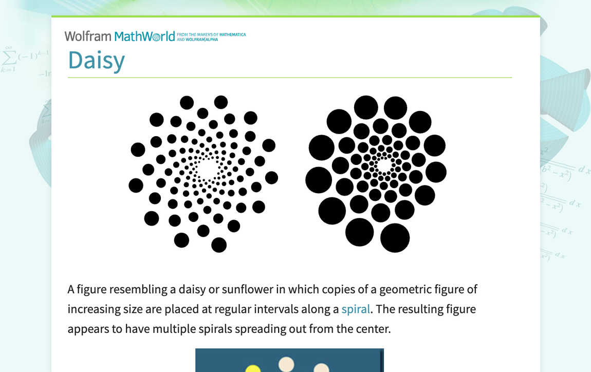 Daisy -- from Wolfram MathWorld