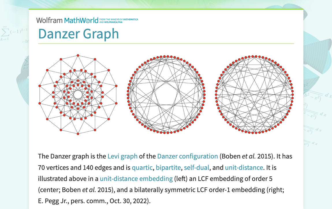 Danzer Graph -- from Wolfram MathWorld