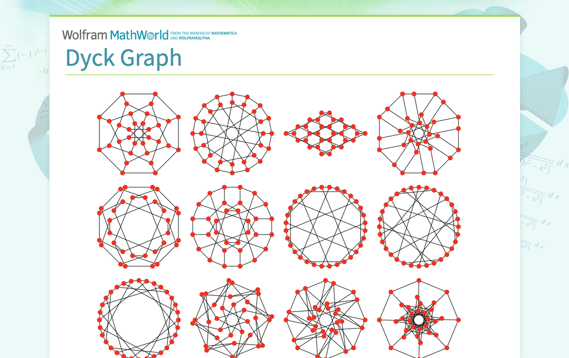 Dyck Graph -- from Wolfram MathWorld