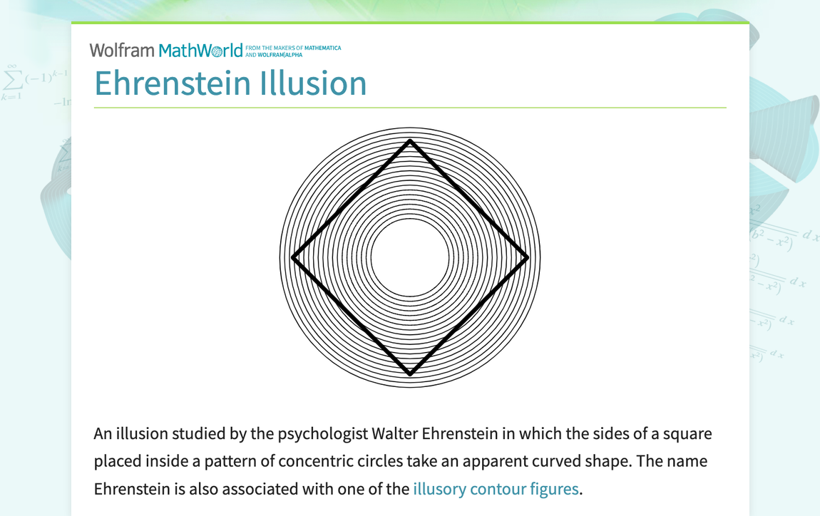 Ehrenstein Illusion -- from Wolfram MathWorld