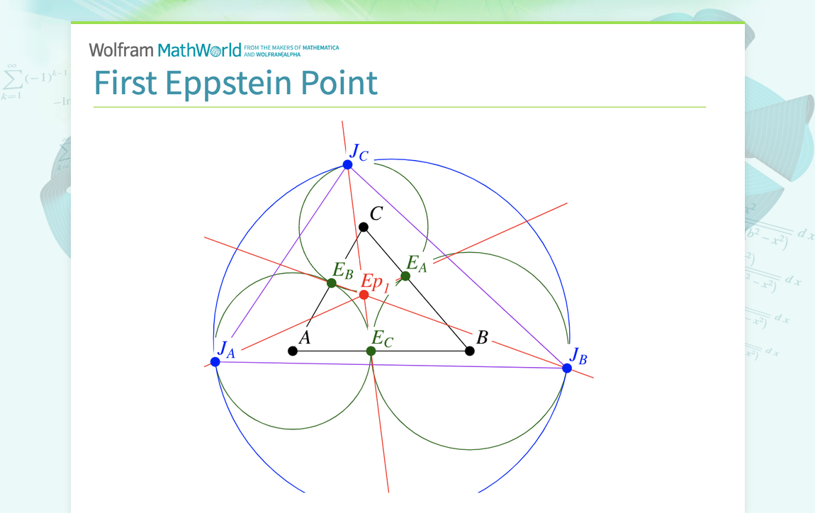First Eppstein Point -- from Wolfram MathWorld