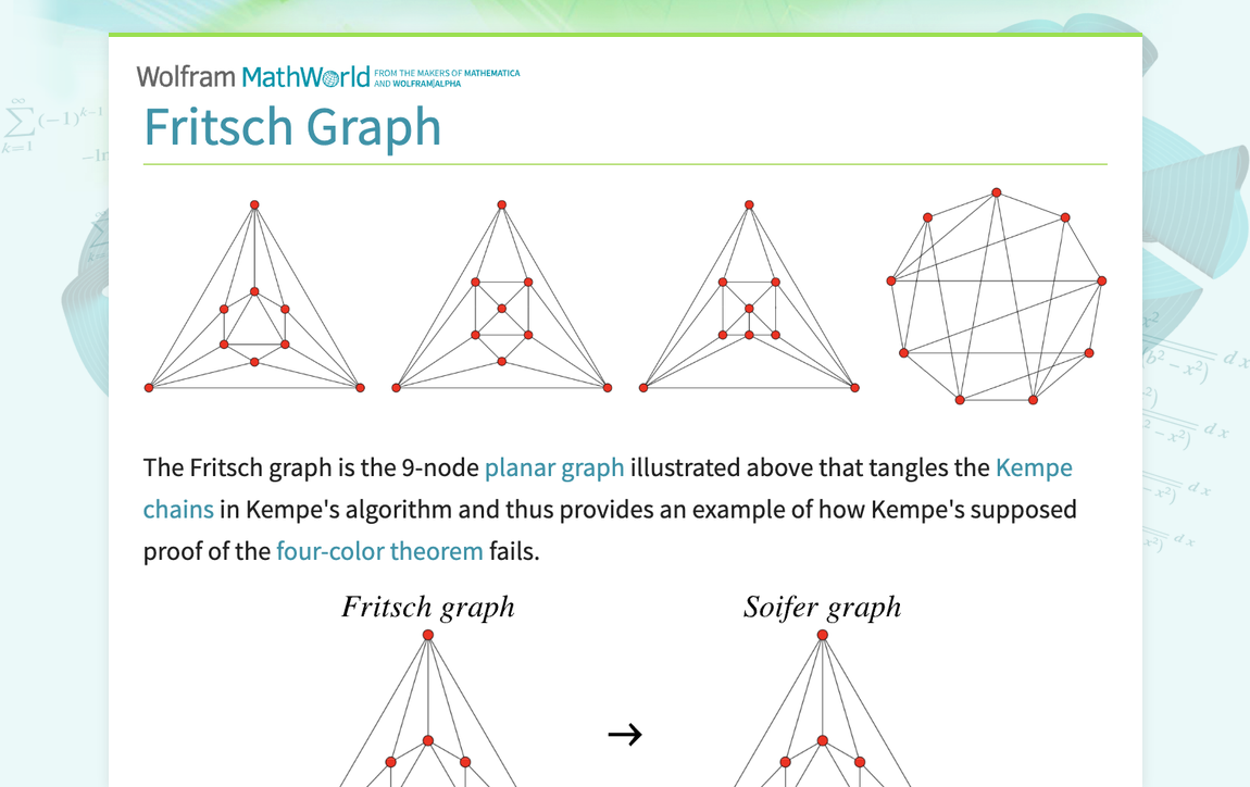 Fritsch Graph -- from Wolfram MathWorld