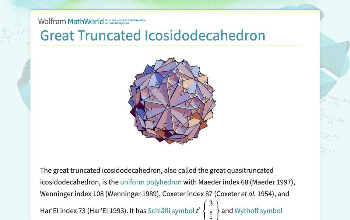 Great Truncated Icosidodecahedron -- from Wolfram MathWorld
