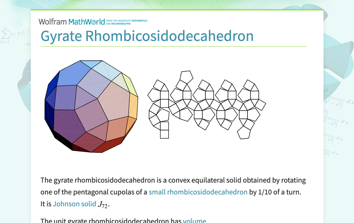 Gyrate Rhombicosidodecahedron -- from Wolfram MathWorld