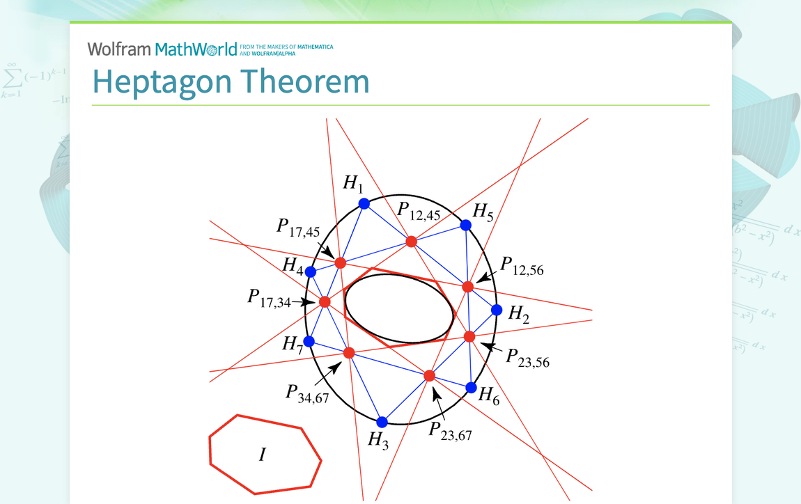 Heptagon Theorem -- from Wolfram MathWorld