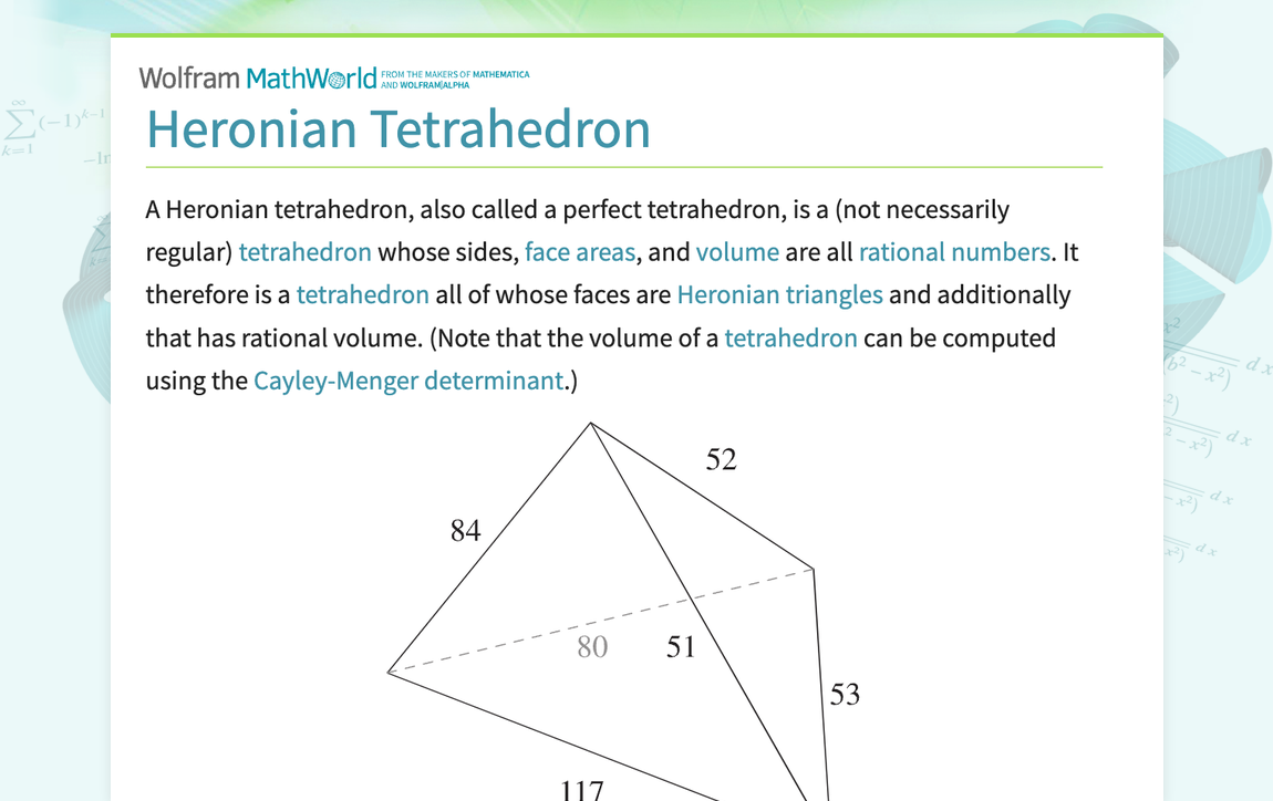 Tetrahedron Volume Volume Inequality In Tetrahedron