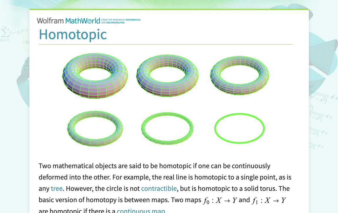 Homotopic -- from Wolfram MathWorld