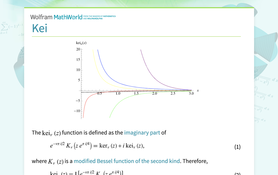 Kei -- from Wolfram MathWorld