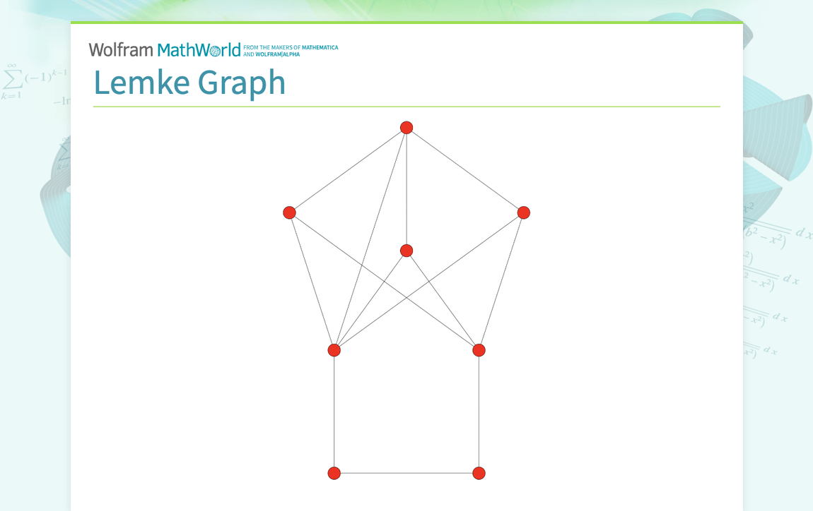Lemke Graph -- from Wolfram MathWorld