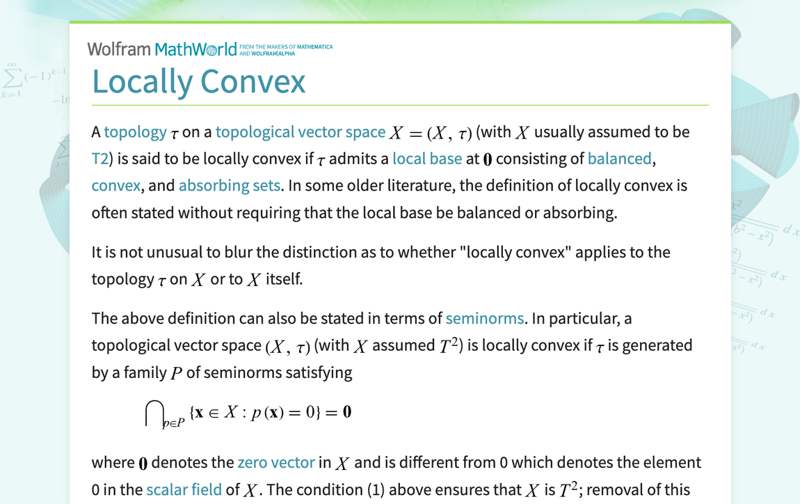 Locally Convex -- from Wolfram MathWorld