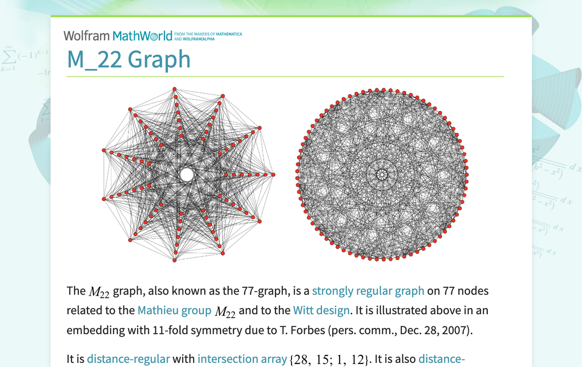 M_22 Graph -- from Wolfram MathWorld