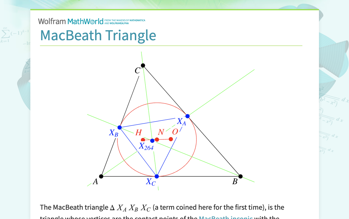 Macbeath Triangle -- from Wolfram MathWorld