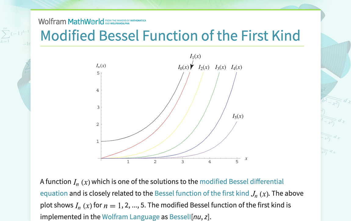 Modified Bessel Function Of The Third Kind - Infoupdate.org Modified Bessel Function Of The Third Kind - Infoupdate.org