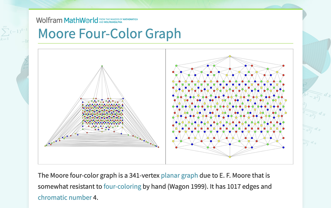 Moore Four-Color Graph -- from Wolfram MathWorld