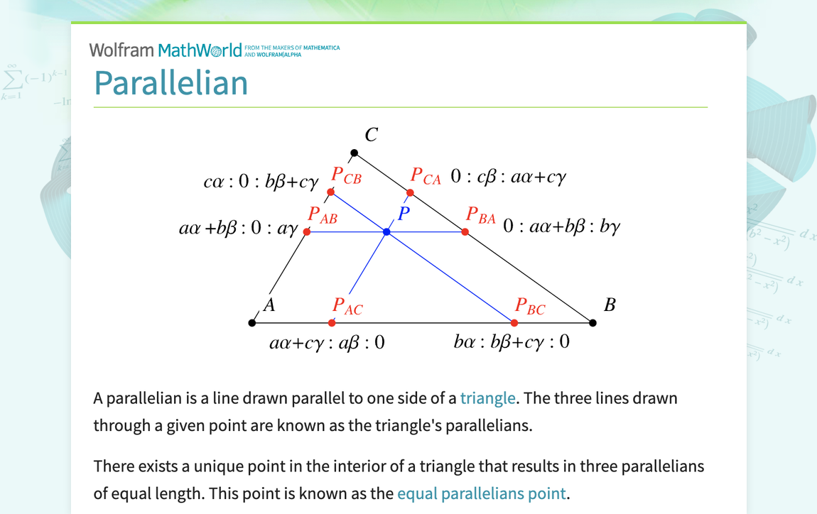 Parallelian -- from Wolfram MathWorld