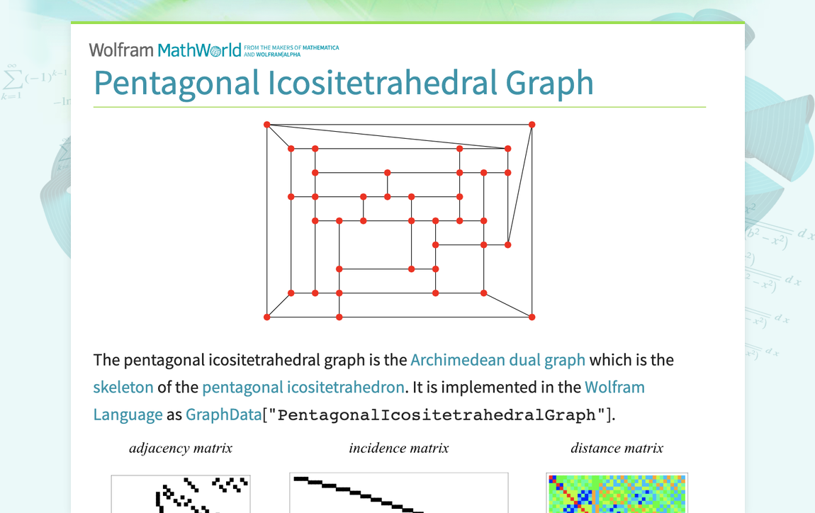 Pentagonal Icositetrahedral Graph -- from Wolfram MathWorld