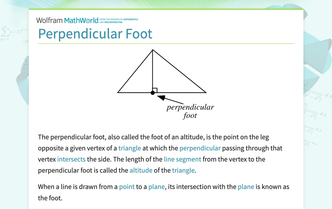 Perpendicular Planes Definition Lesson Explainer: The Perpendicular