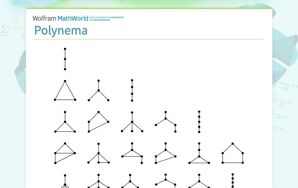 Polynema -- from Wolfram MathWorld