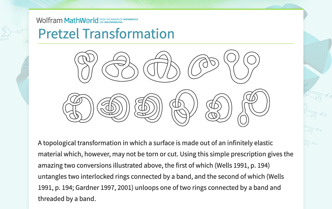 Pretzel Transformation -- from Wolfram MathWorld