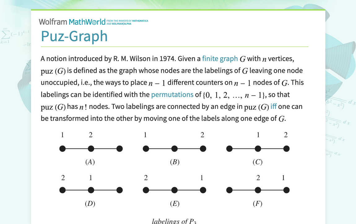 Puz-Graph -- from Wolfram MathWorld