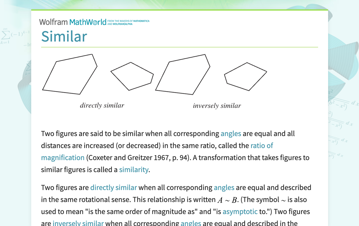 Similar -- from Wolfram MathWorld