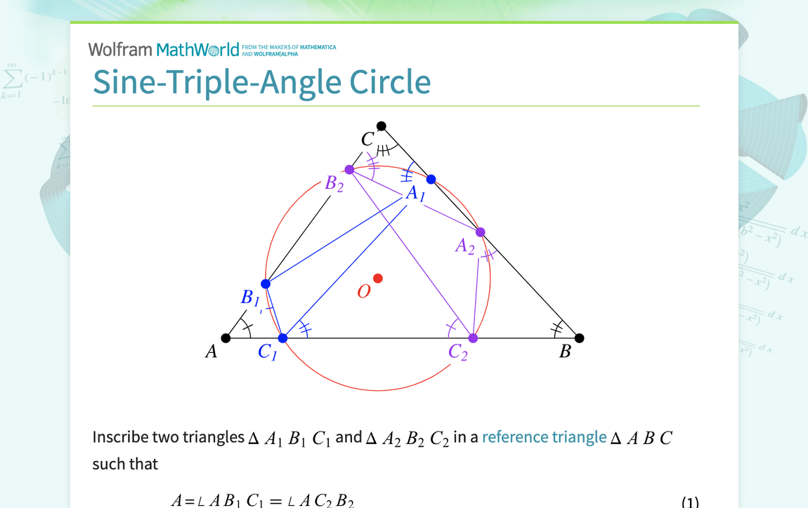 Sine-Triple-Angle Circle -- from Wolfram MathWorld