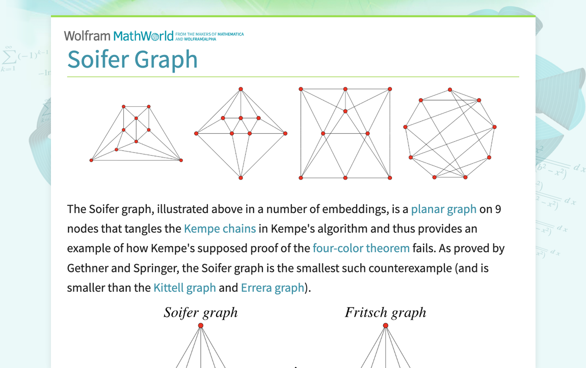 Soifer Graph -- from Wolfram MathWorld