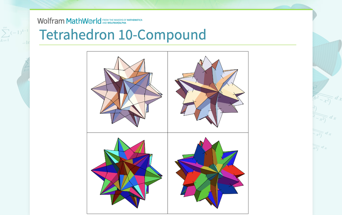 Tetrahedron 10-Compound -- from Wolfram MathWorld