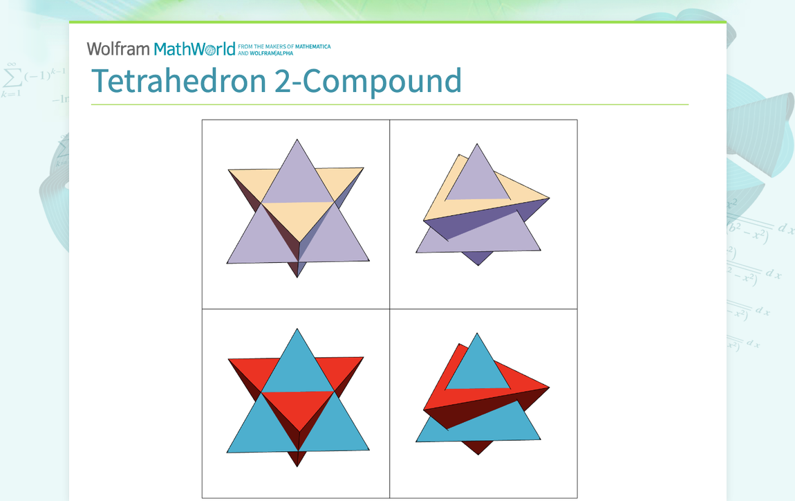 Tetrahedron 2-Compound -- from Wolfram MathWorld
