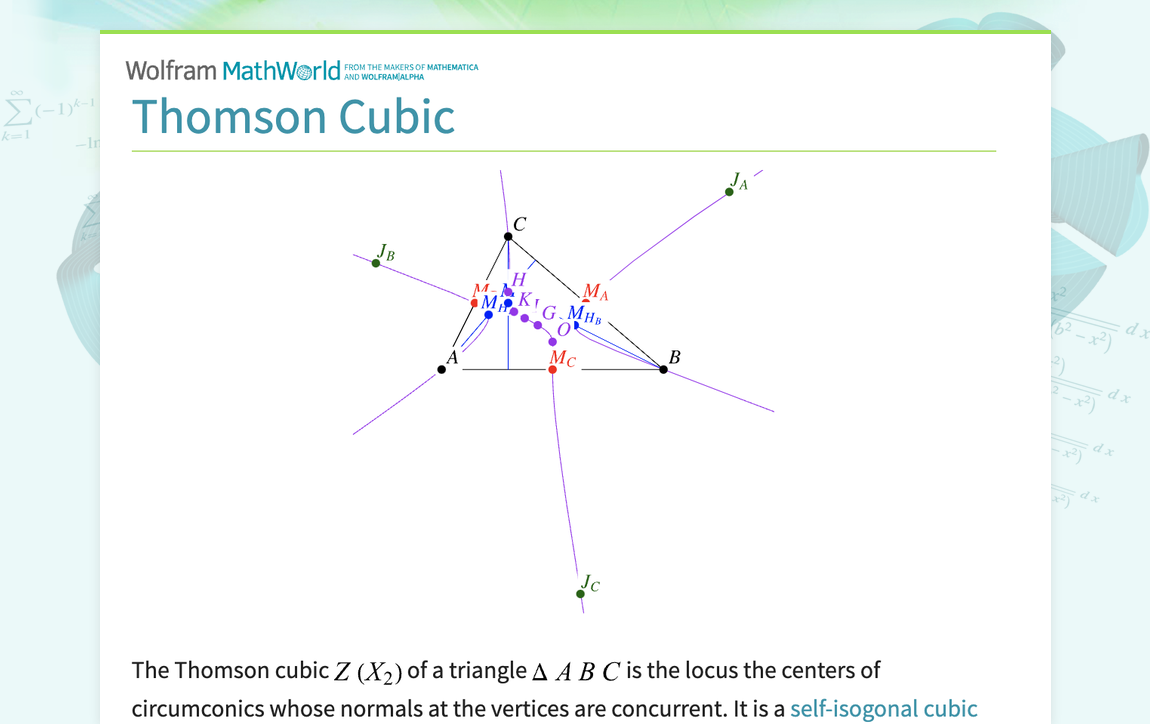 Thomson Cubic -- from Wolfram MathWorld