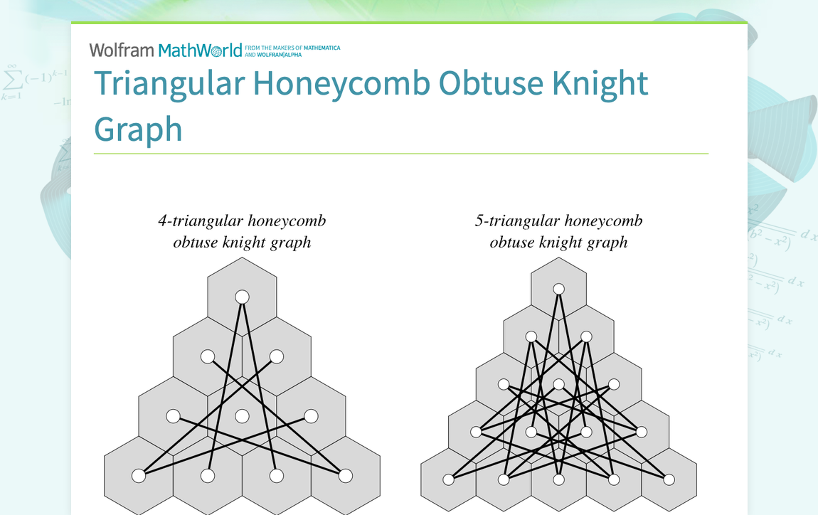 Triangular Honeycomb Obtuse Knight Graph -- from Wolfram MathWorld