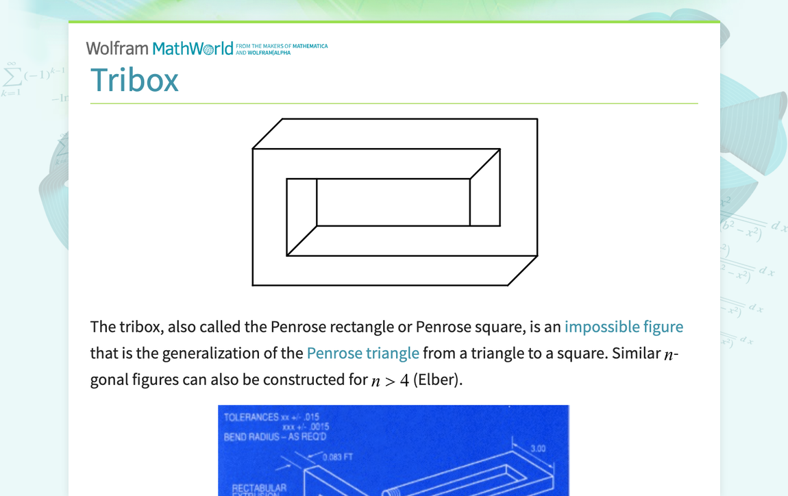 Tribox -- from Wolfram MathWorld
