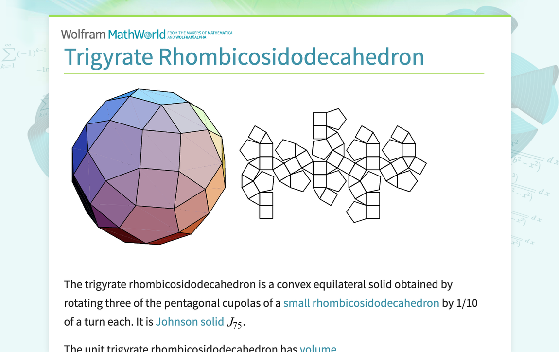 Trigyrate Rhombicosidodecahedron -- from Wolfram MathWorld