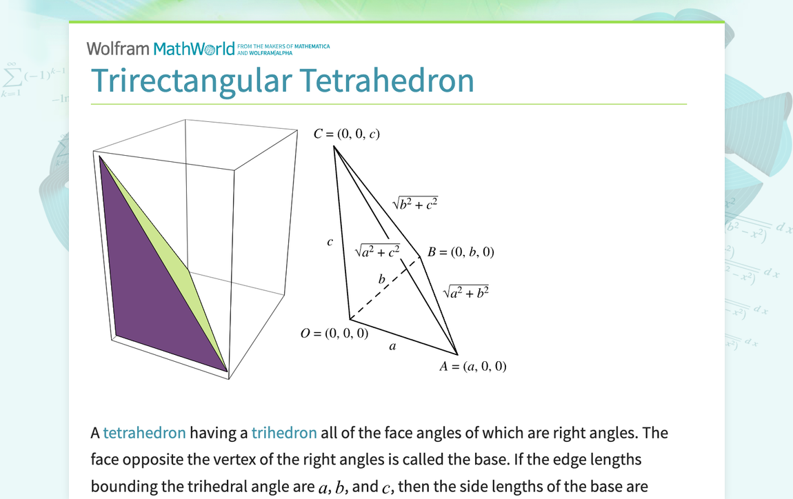 Tetrahedron Volume Volume Inequality In Tetrahedron