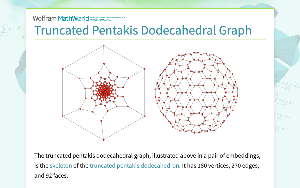 Truncated Pentakis Dodecahedral Graph -- from Wolfram MathWorld