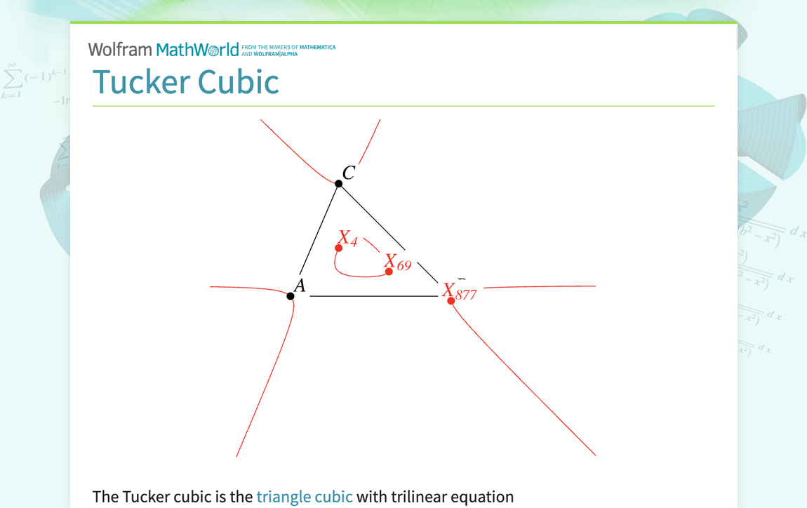 Tucker Cubic -- from Wolfram MathWorld